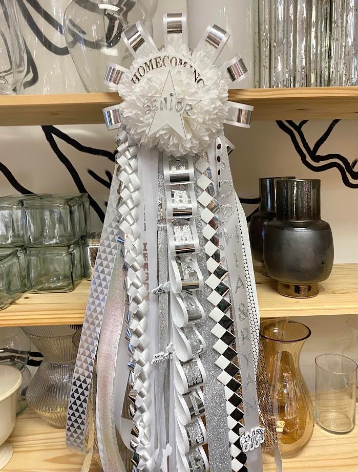 Custom Made Homecoming Garters | Trophy Blooms